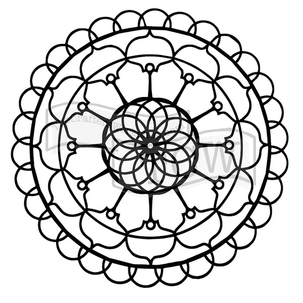 TCW 6x6 Stencil - Fantasy Sphere – Craft Circus